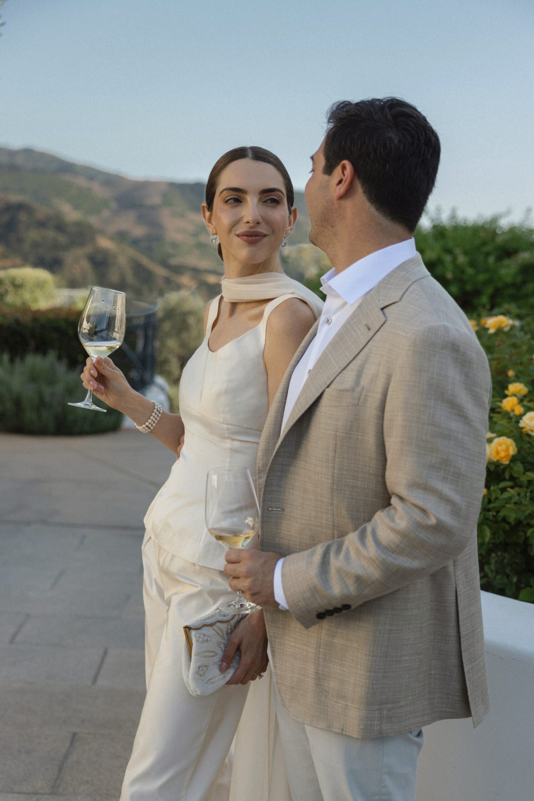 OTM Styled This Bride in Danielle Frankel with Custom Jimmy Choos for ...